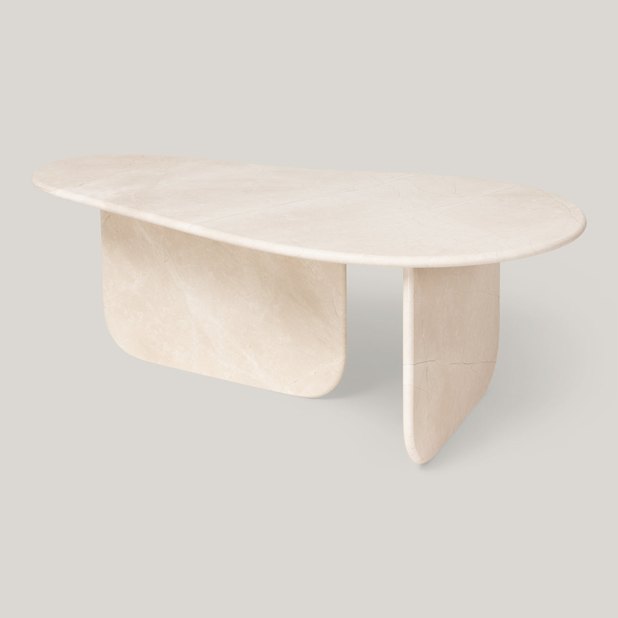 Zaha Marble Coffee Table | Organic Stone with Modern Elegance